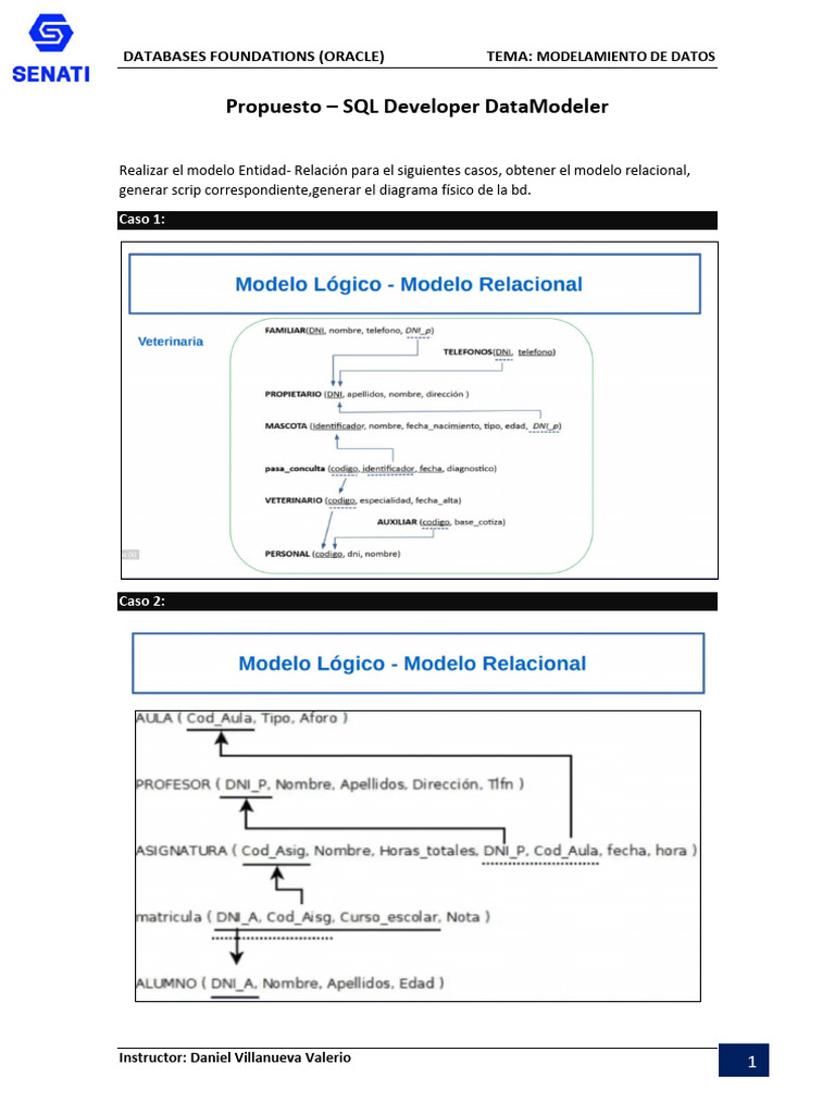 Propuesto - SQL Developer Datamodeler | PDF | Informática