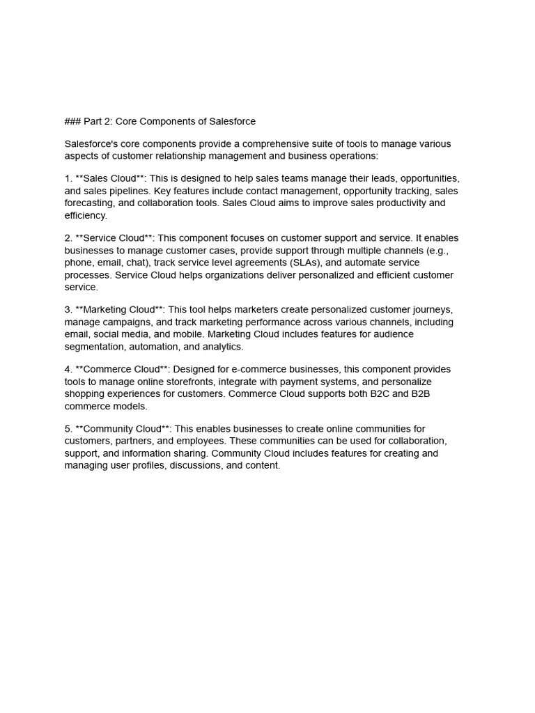 Salesforce P2 | PDF | Business