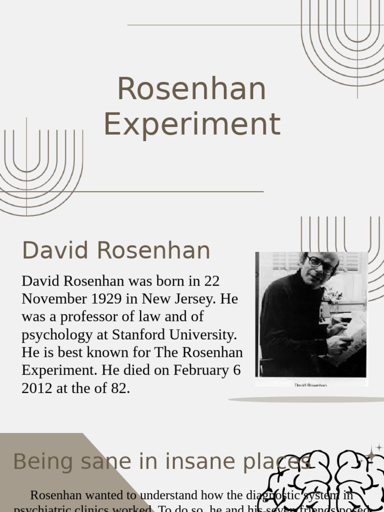 Rosenhan Experiment | PDF