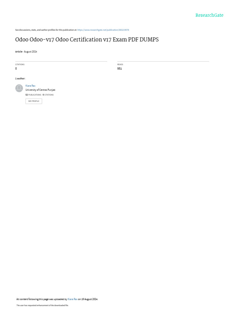 Odoo v17 | PDF | Sales | Pro Forma