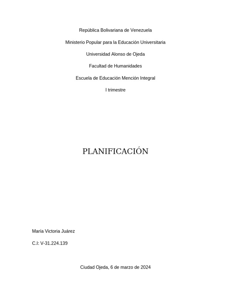 Planificación Pdf