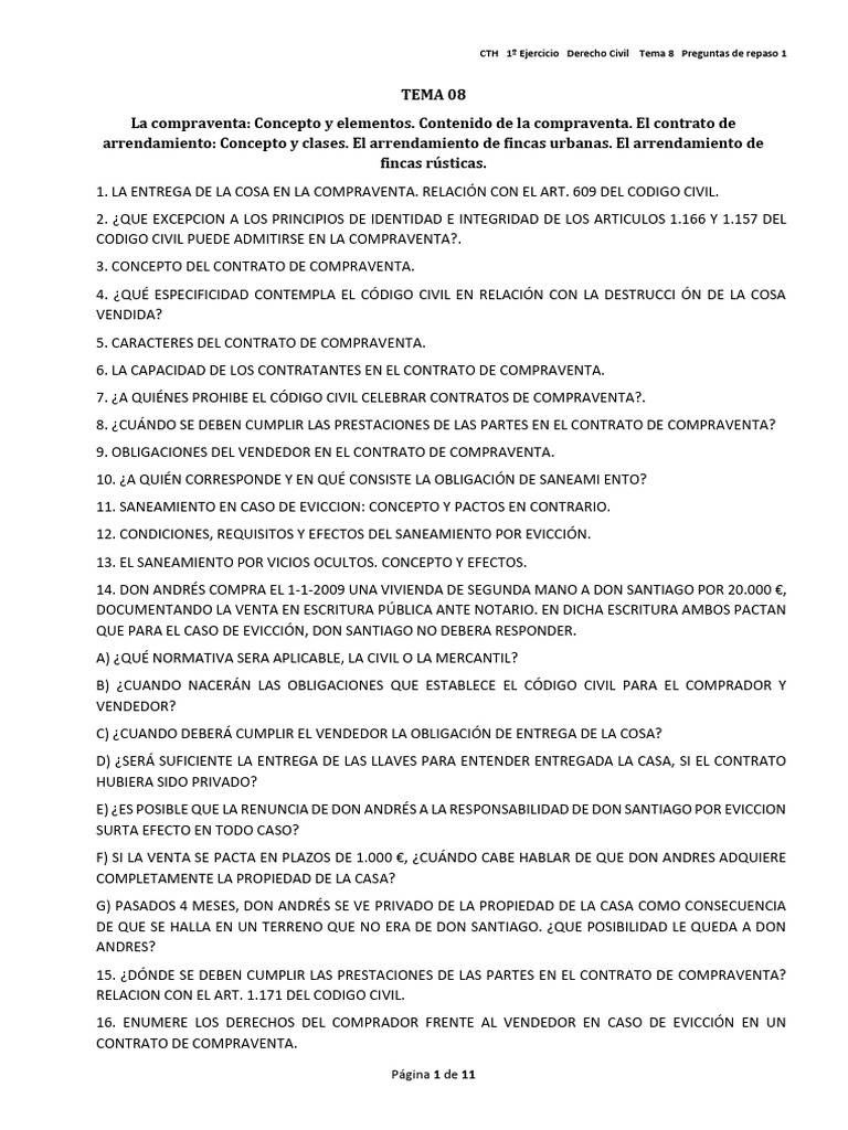(23-10-24) TEMA 08 DC Preguntas de Examen 1 SOLUCIONES | PDF | Ley de ...