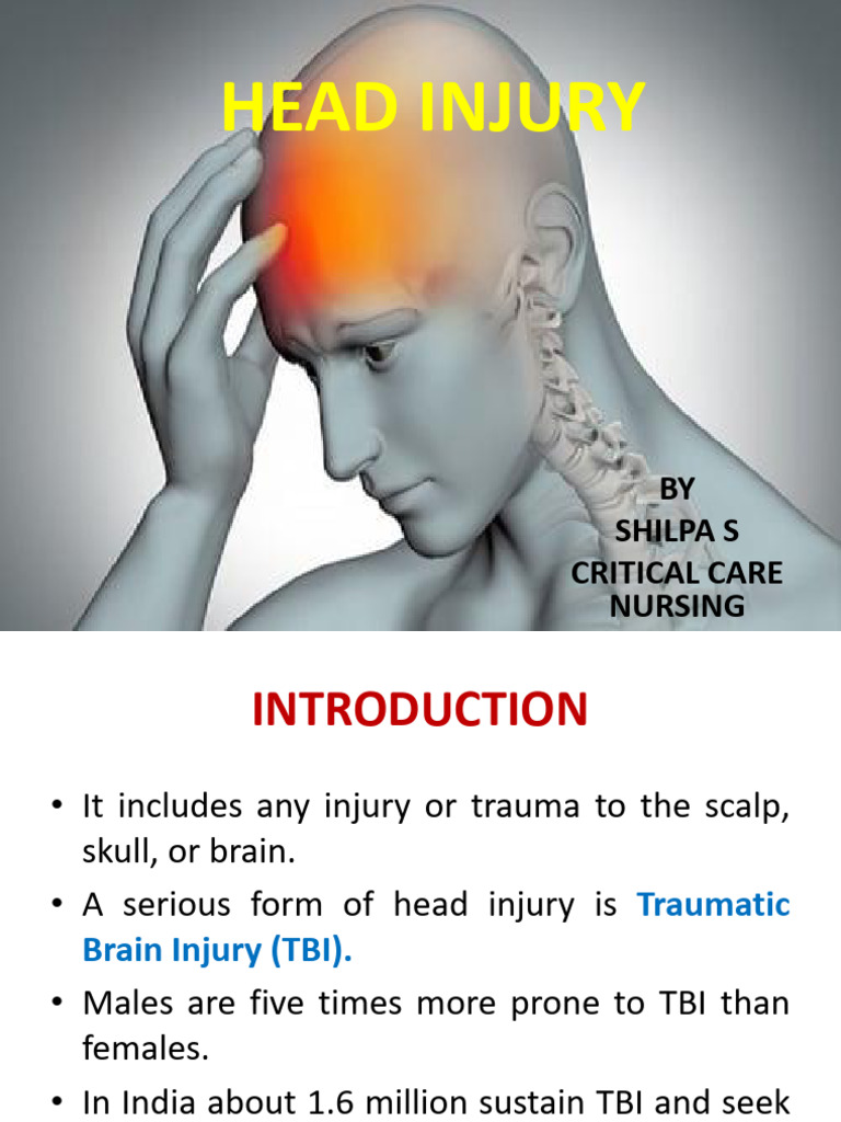 HEAD INJURY | PDF | Traumatic Brain Injury | Injury