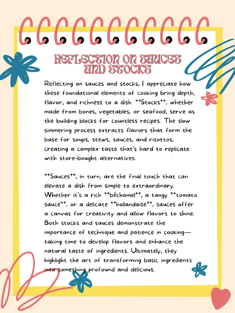 Food Nutrition and Heath CXC Reflection | PDF