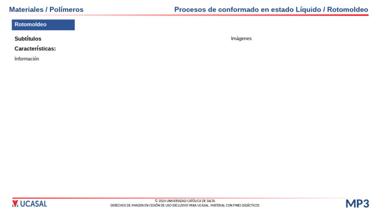 Rotomoldeo de Polímeros: Características | PDF