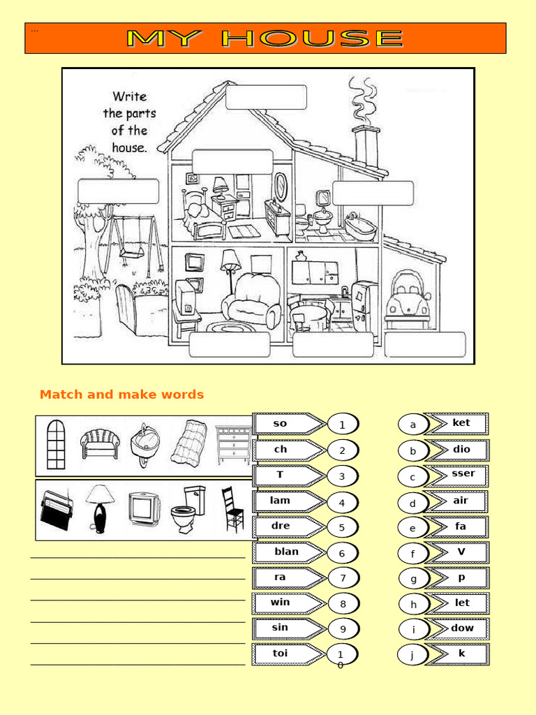 My House Fun Activities Games - 8320 | PDF