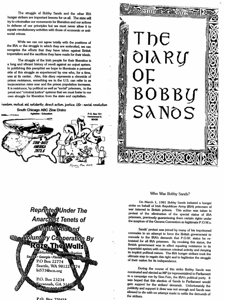 Bobby Sands: Diary of Resistance | PDF