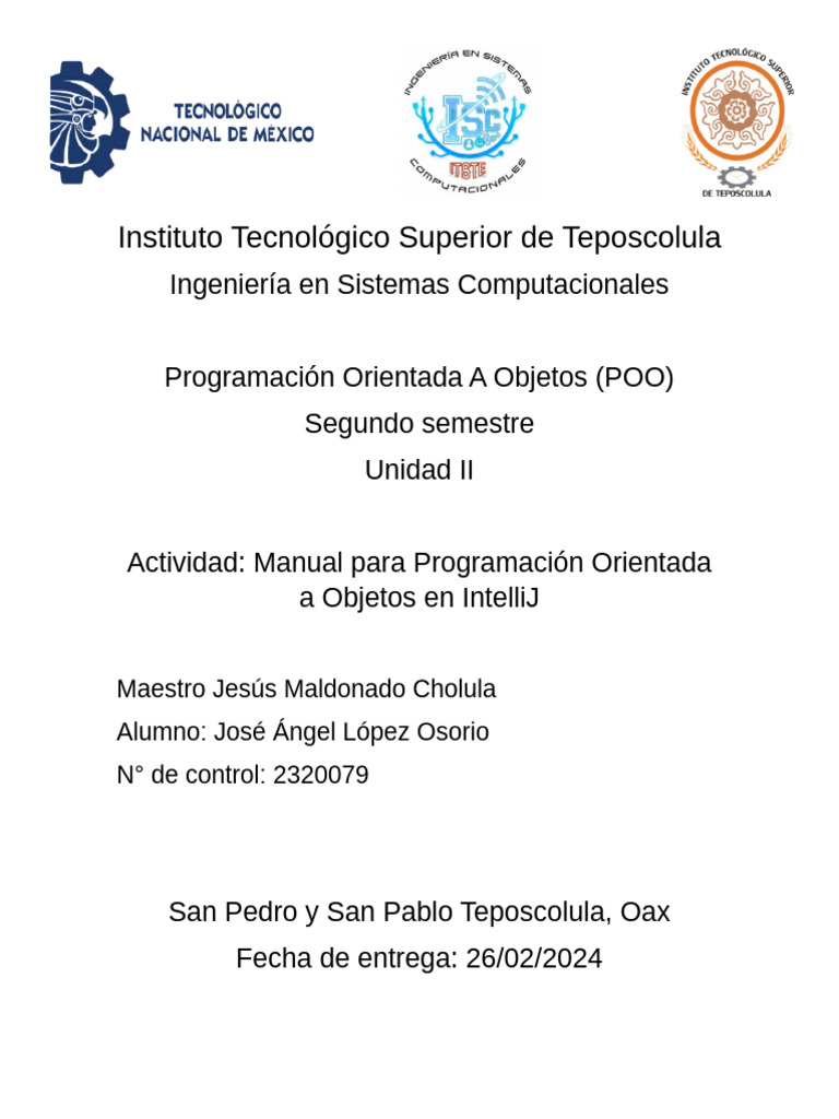 Manual POO en IntelliJ IDEA | PDF | Constructor (Programación Orientada a Objetos) | Programación