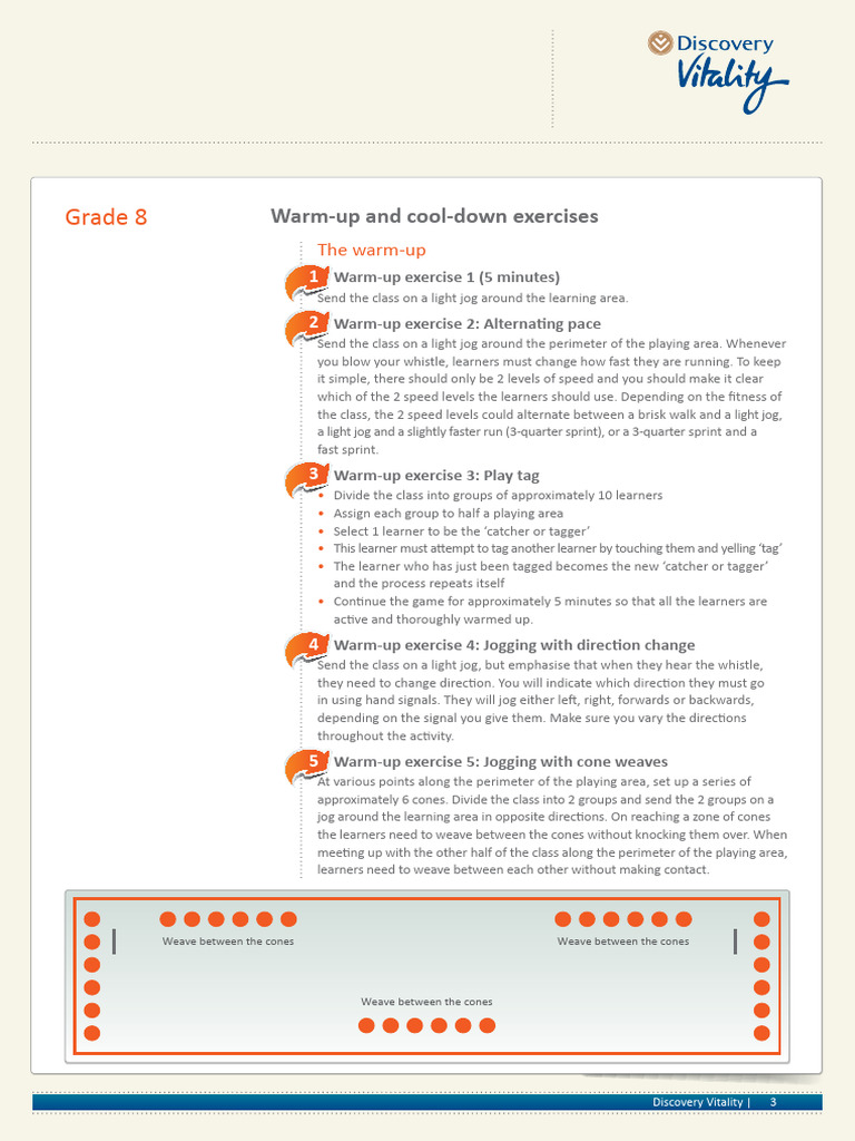 Zipper Test Warm-Up Guide | PDF | Foot | Knee
