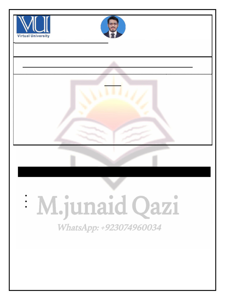 CS508-Assignment 2 Solution Fall 2024 by M.junaid Qazi | PDF | Pointer (Computer Programming ...