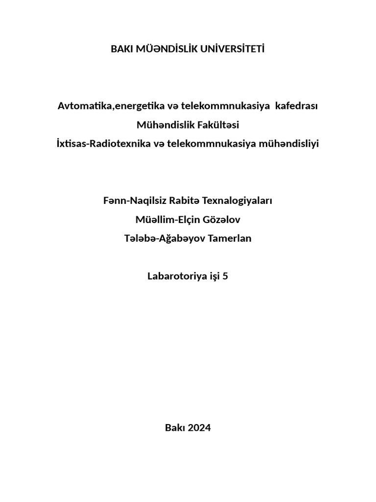Naq Lab 5 Tamerlan | PDF