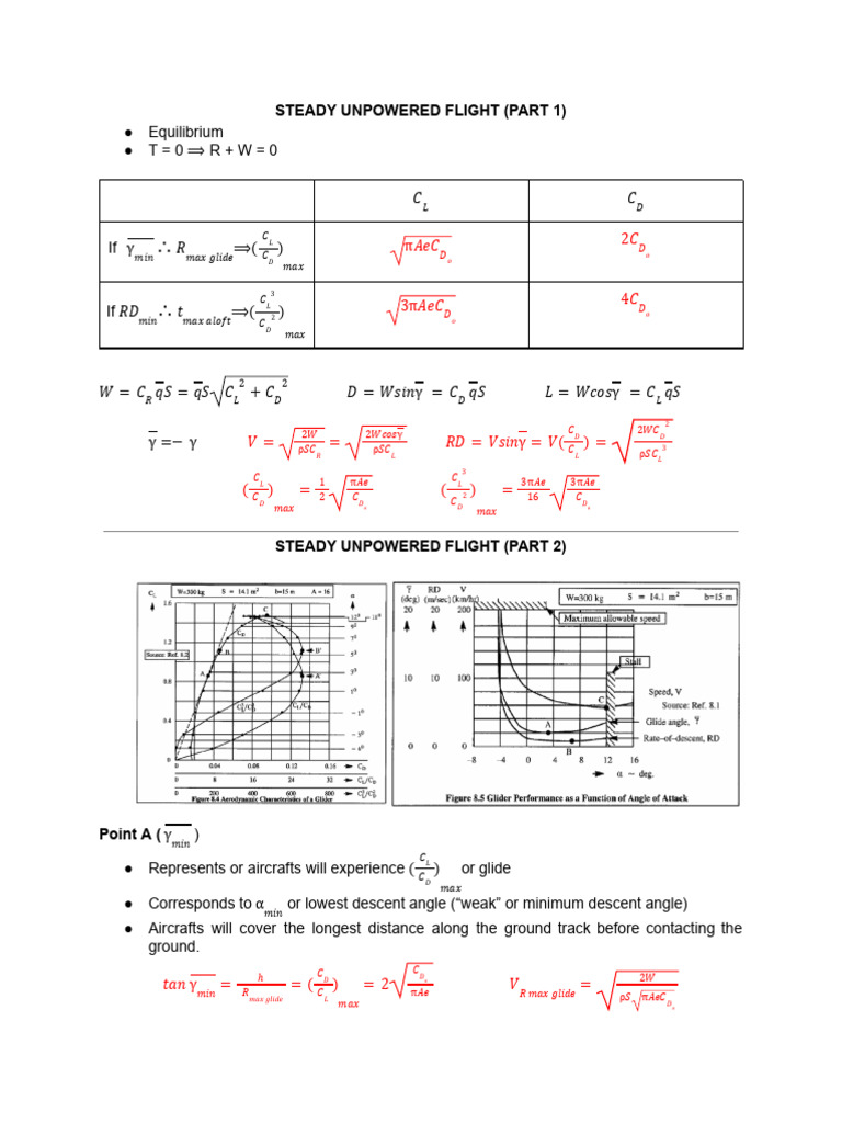 Aeng 315-Midterms Reviewer | PDF | Flight | Thrust