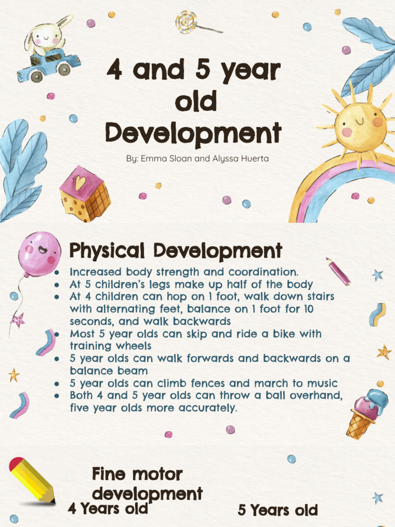 Development Milestones for Ages 4-5 | PDF | Vocabulary | Word