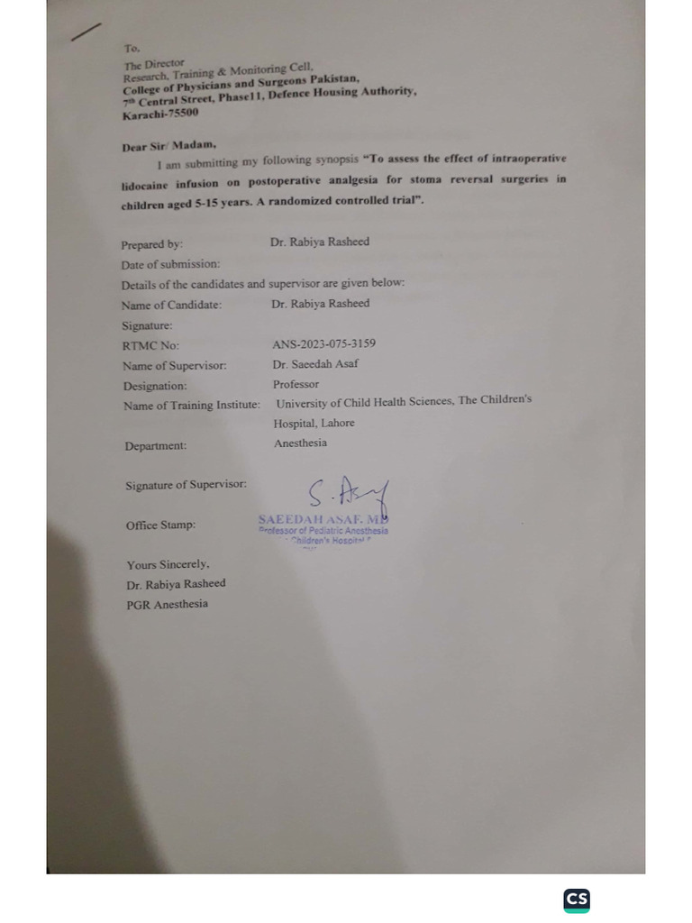 Covering Letter | PDF