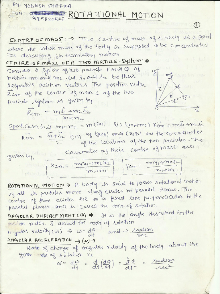 Rotational Motion | PDF