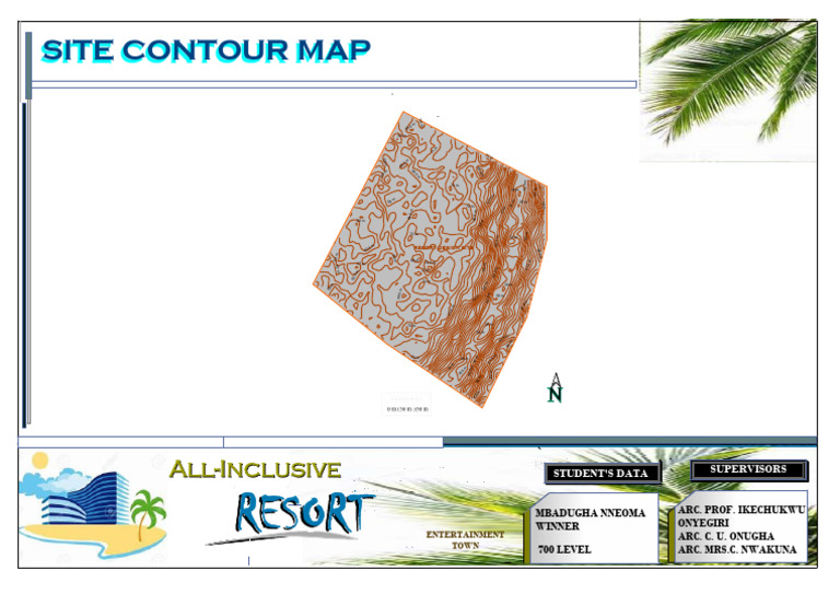 Selected Site Location and Site Contour Map | PDF