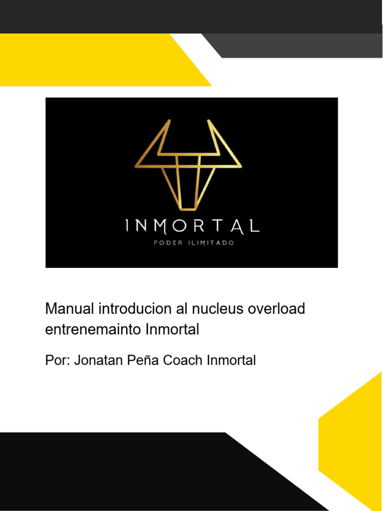 Manual Introducion Al Nucleus Overload Entrenamiento Inmortal | PDF ...
