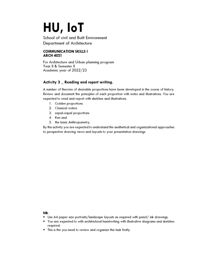 03 Sketching - Activity III IV and V | PDF | Drawing | Communication