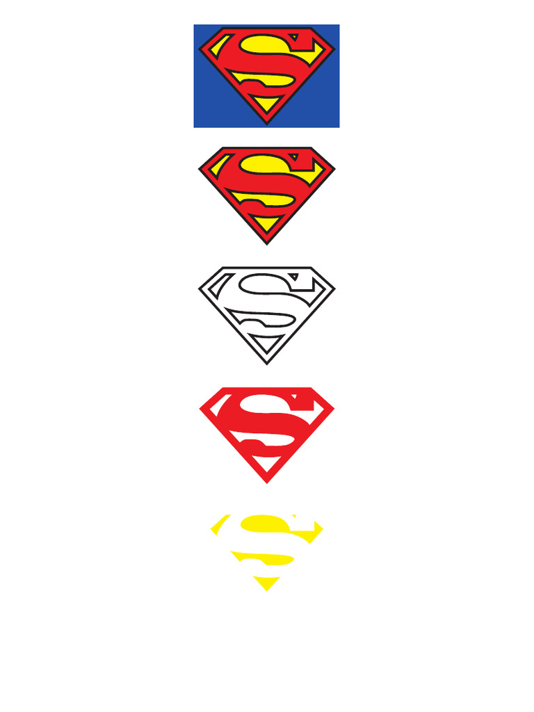 3 Colors Superman Logo | PDF