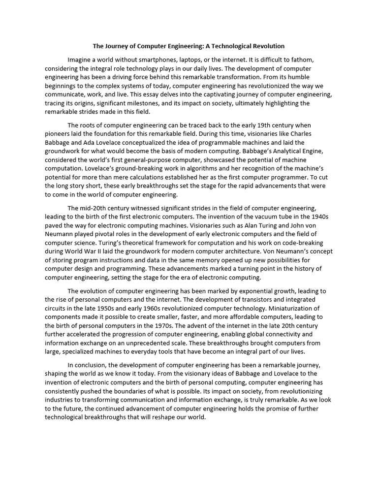 Computer Engineering Reading Comprehension 3 | PDF | Computer ...