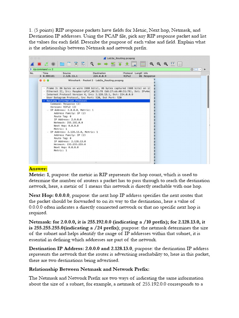 Lab3a Solved | PDF | Router (Computing) | Routing