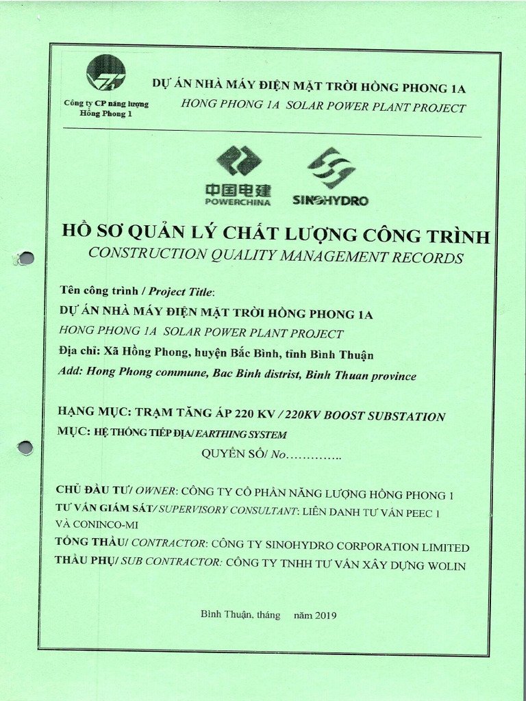 Earthing System Installation | PDF