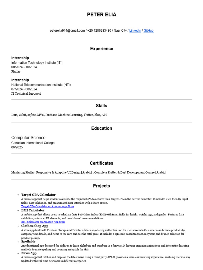 My Resume | PDF | Computers