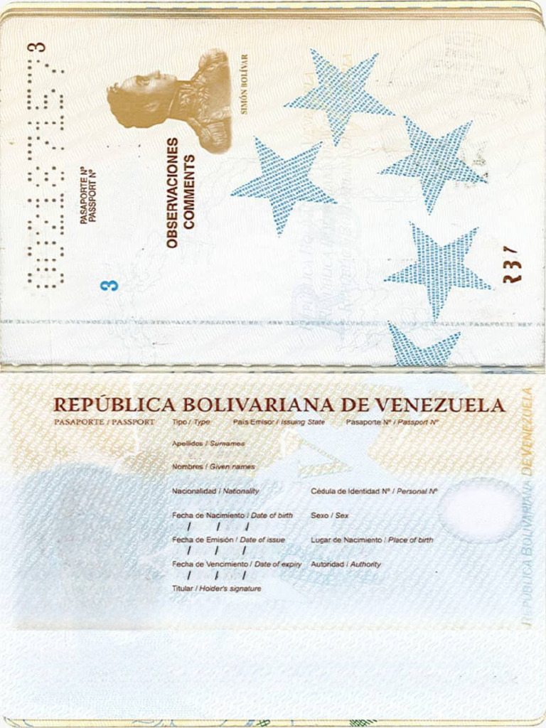 Pasaporte Venezolano | PDF