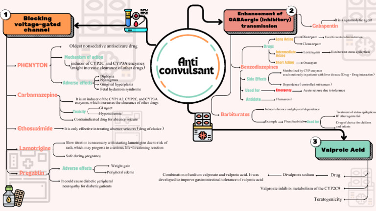 Anticonvulsant 20241119 085400 0000 | PDF | Drugs | Drugs Acting On The ...