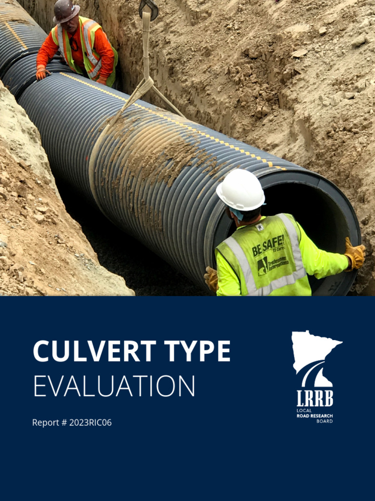 Culvert Type Evaluation | PDF | Road | Drainage