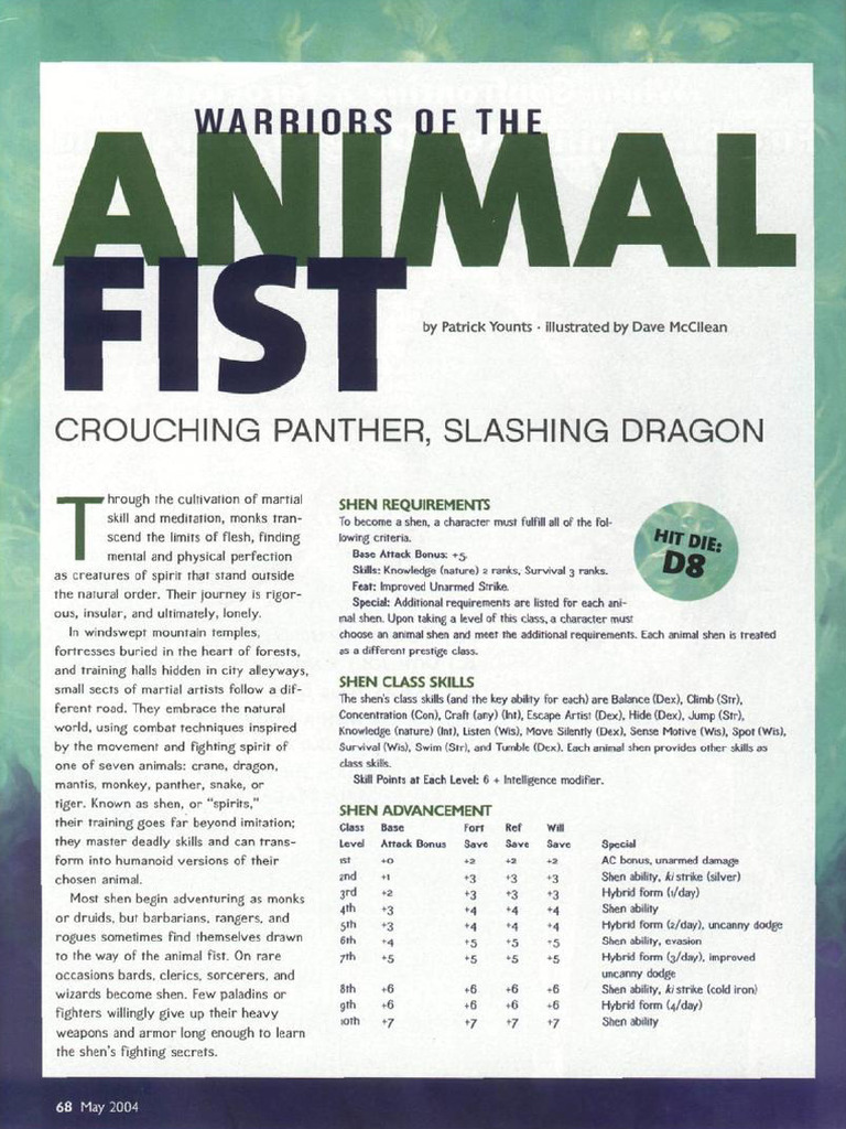 Animal Fist | PDF
