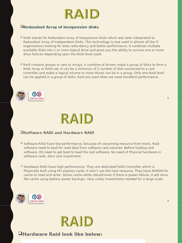 RAID | PDF | Fault Tolerance | Information Technology Management