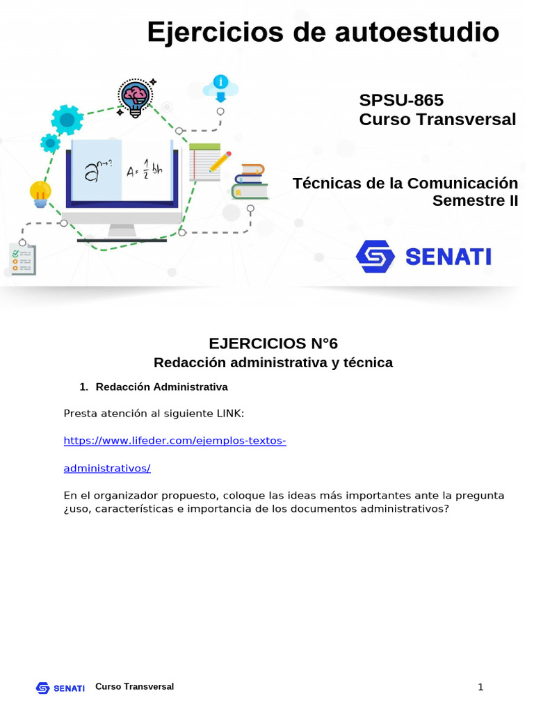Spsu-865 Ejercicio t06 | PDF | Comunicación