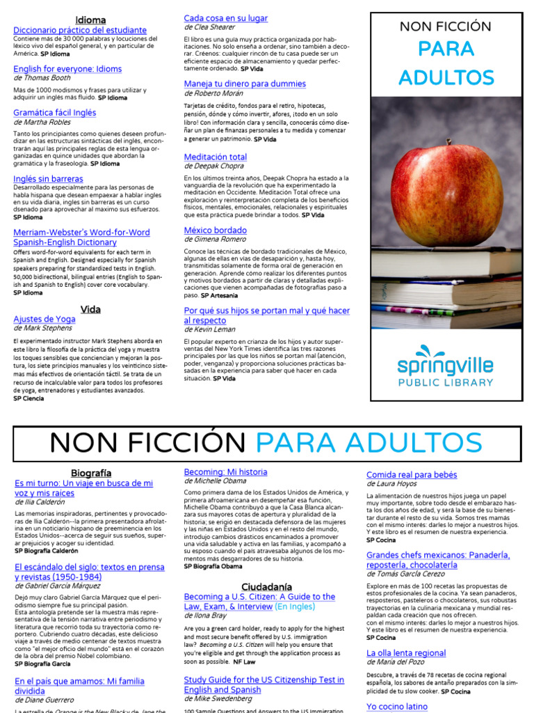 Spanish NF Links | PDF | Estudios de idiomas extranjeros