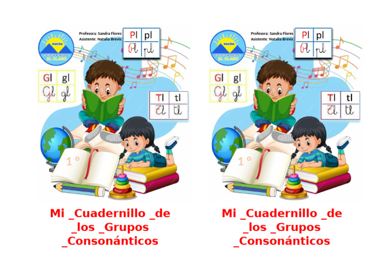 Cuadernillo Grupo Consonanticos Portada II | PDF