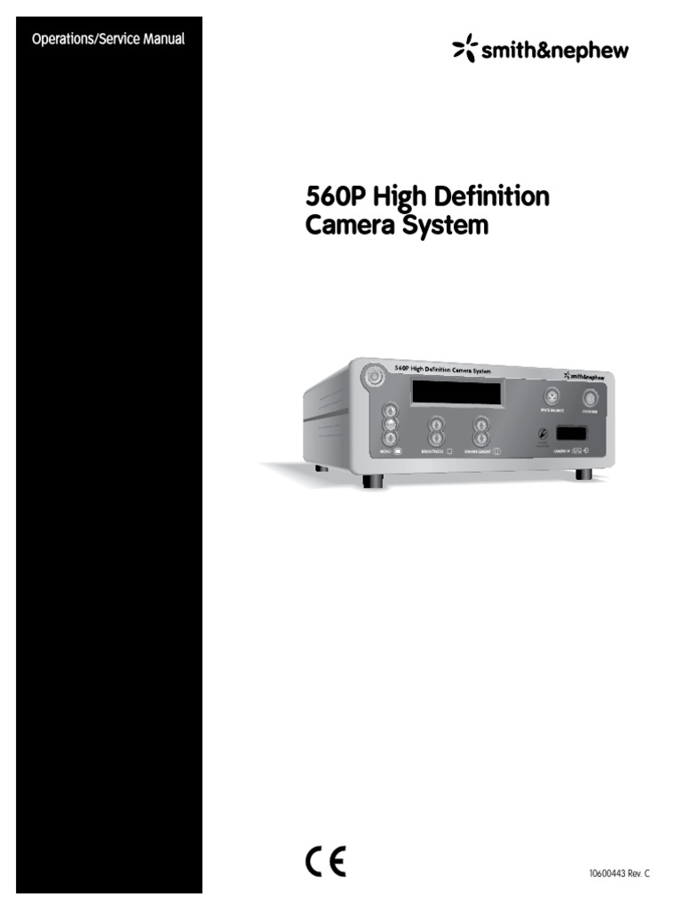 560P High Definition Camera System: Operations/Service Manual | PDF ...