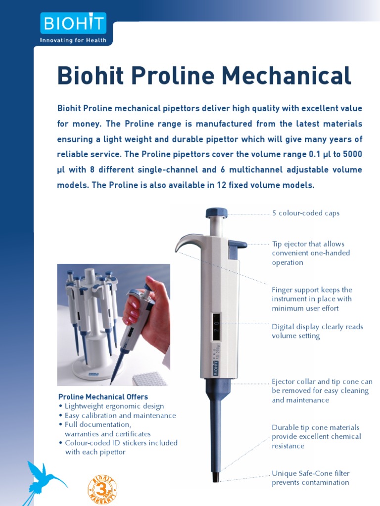 Biohit Pipette | PDF | Computing And Information Technology