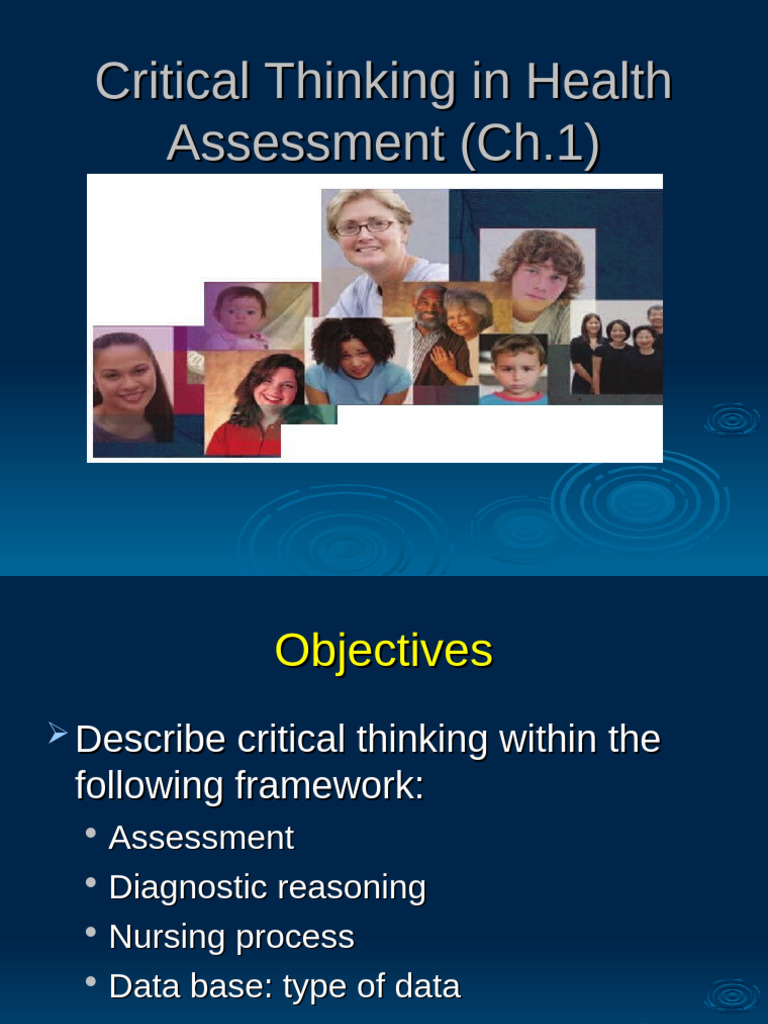 Critical Thinking in Health Assessment | PDF | Body Mass Index ...
