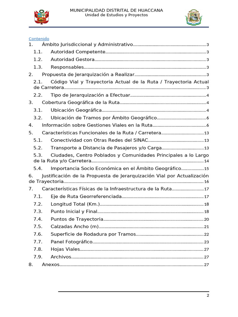 Informe Técnico de Actualización de Trayectoria AP-102 | PDF | Peatonal | La carretera