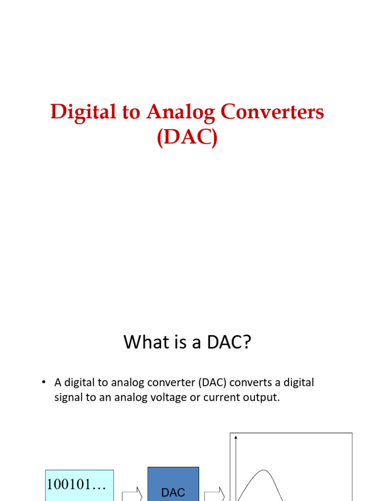 Adc Dac | PDF | Digital To Analog Converter | Computer Engineering