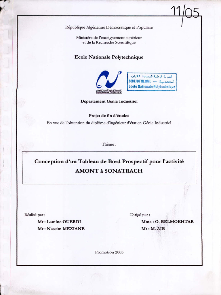 OUERDI .Lamine - MEZIANE - Nasim | PDF