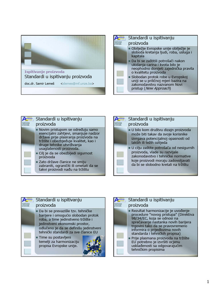 31 Standardi I Propisi | PDF