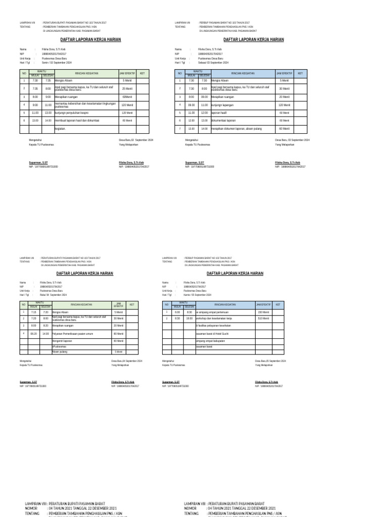 LKH BUlan September 2024 | PDF
