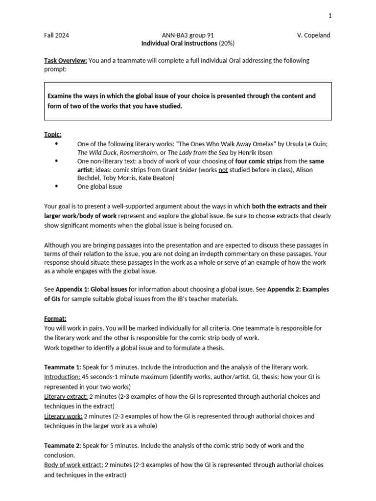 Individual Oral Instructions SL | PDF | Rights | Identity (Social Science)