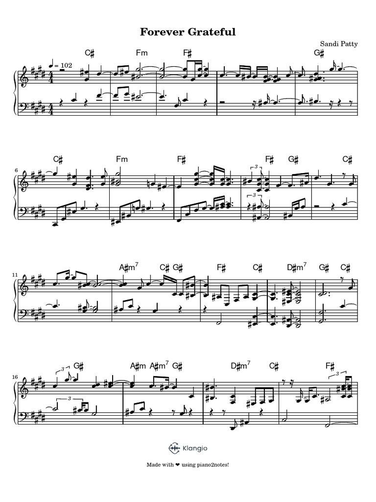 Sandi Patty - Forever Grateful | PDF