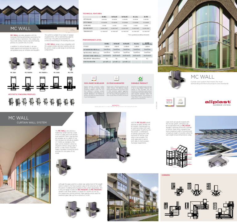 Katalog Aliplast MC-WALL | PDF | Window | Civil Engineering