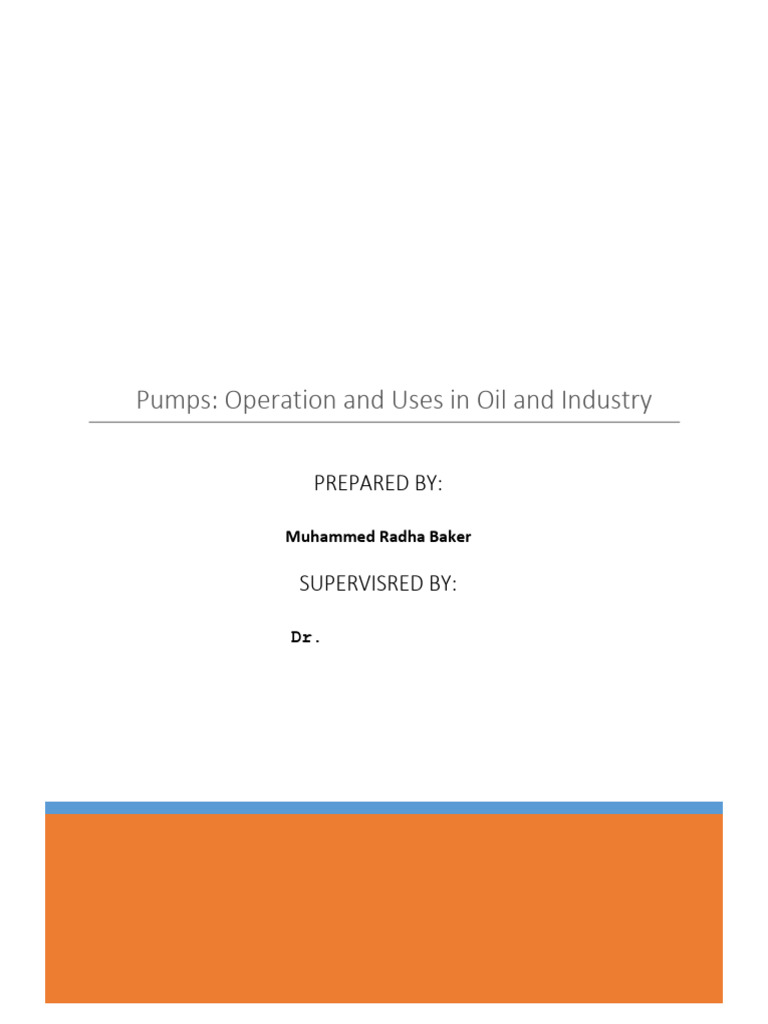 Pumps Pdf Pump Petroleum