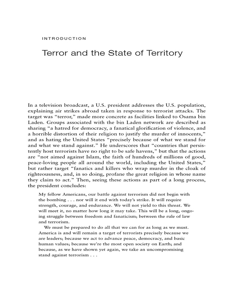 Alden Optional Reading | PDF | Osama Bin Laden | International Relations