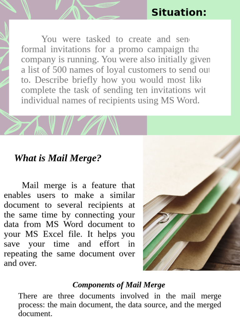 Mail Merge | PDF