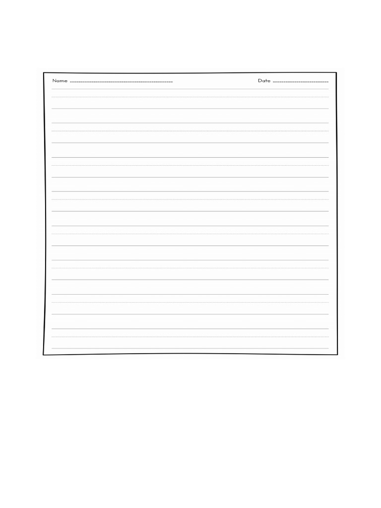 Free Printable Lined Writing Paper Template 1574.Jpg | PDF